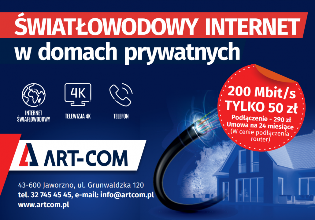 Podnosimy Taryfy 200 Mbit s Za 50 Z Miesi cznie ART COM Sp Z O O Podnosimy Taryfy 200 Mbit s Za 50 Z Miesi cznie ART COM Sp Z O O